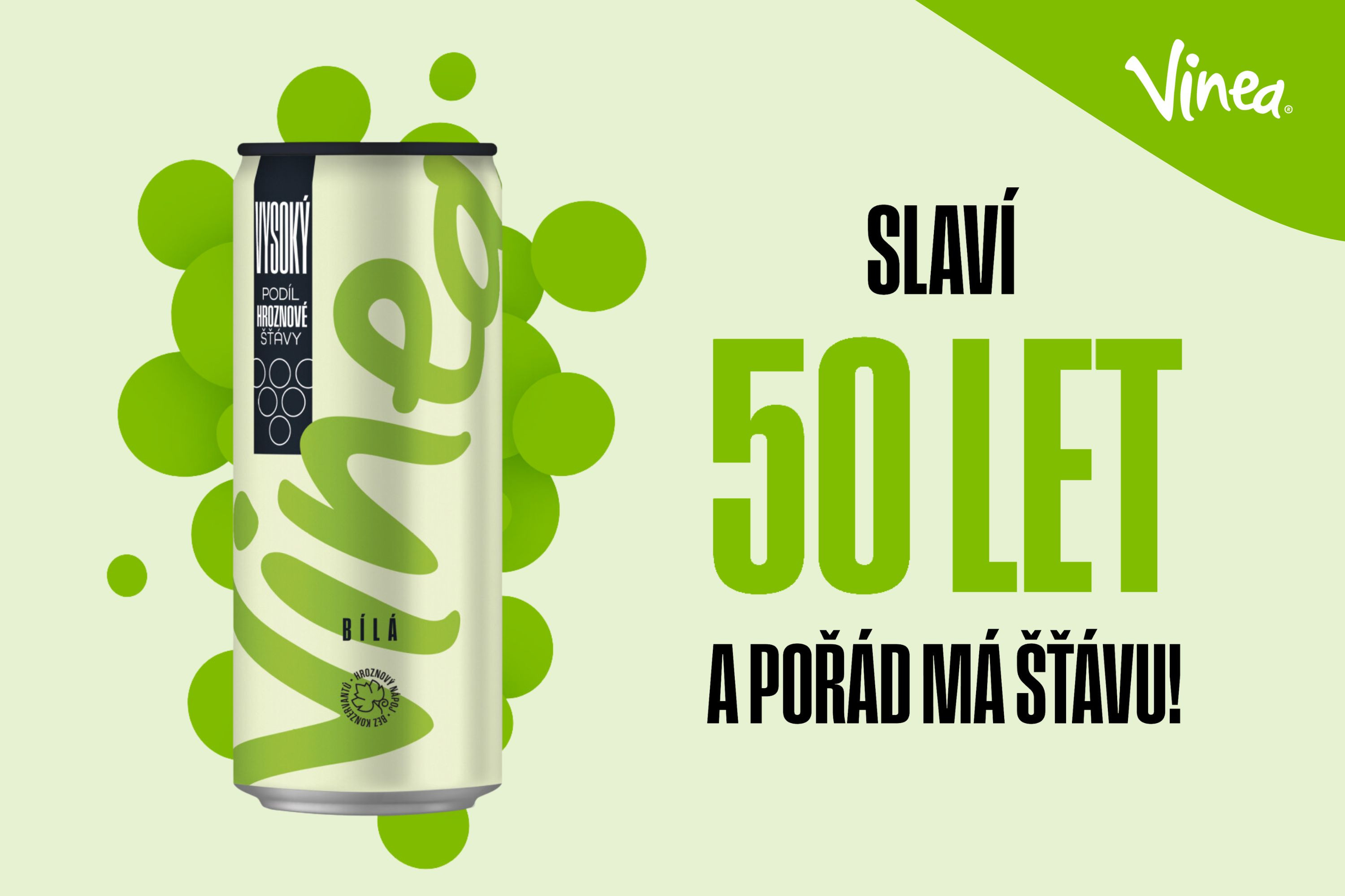 Tradiční československá Vinea si k 50. výročí nadělila mladistvý vzhled